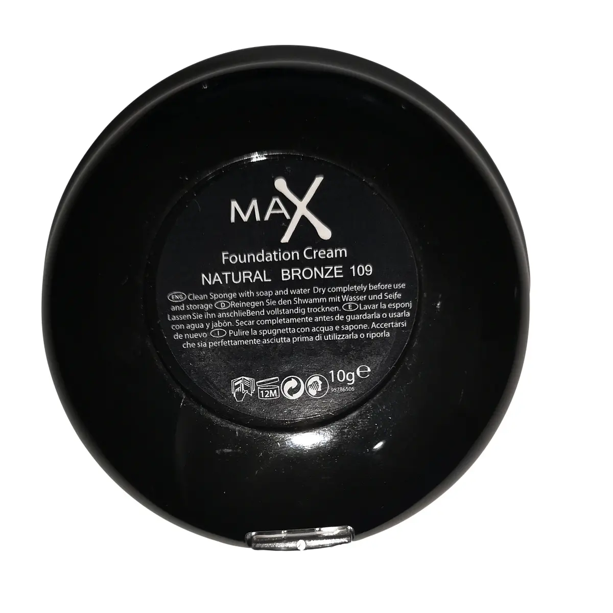 MAX FACTOR FOUNDATION CREAM NATURAL BEIGE N.106 10G ANN...