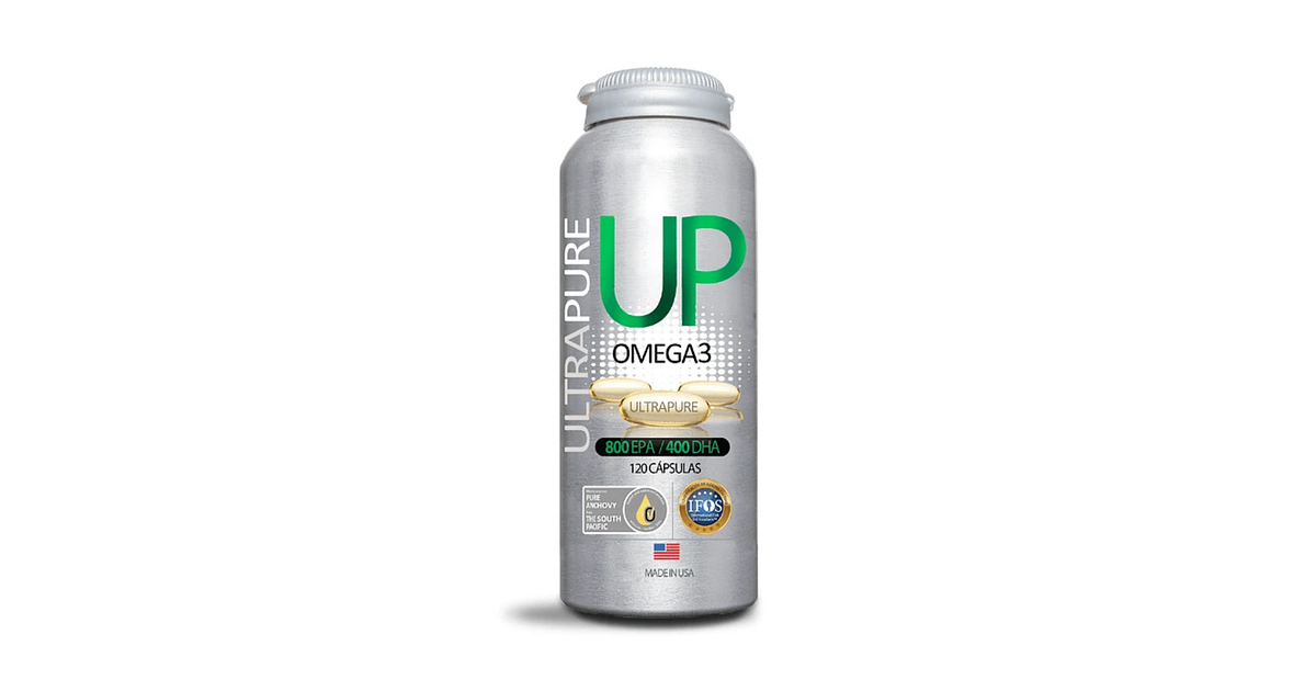Omega 3 UP Ultra Pure 120 Cápsulas New Science