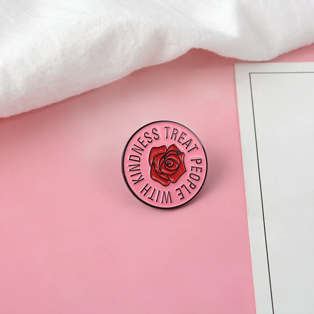 Pin Circular Rosa
