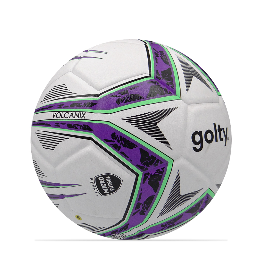Balon Microfutbol Competencia Golty Volcanix-Blanco