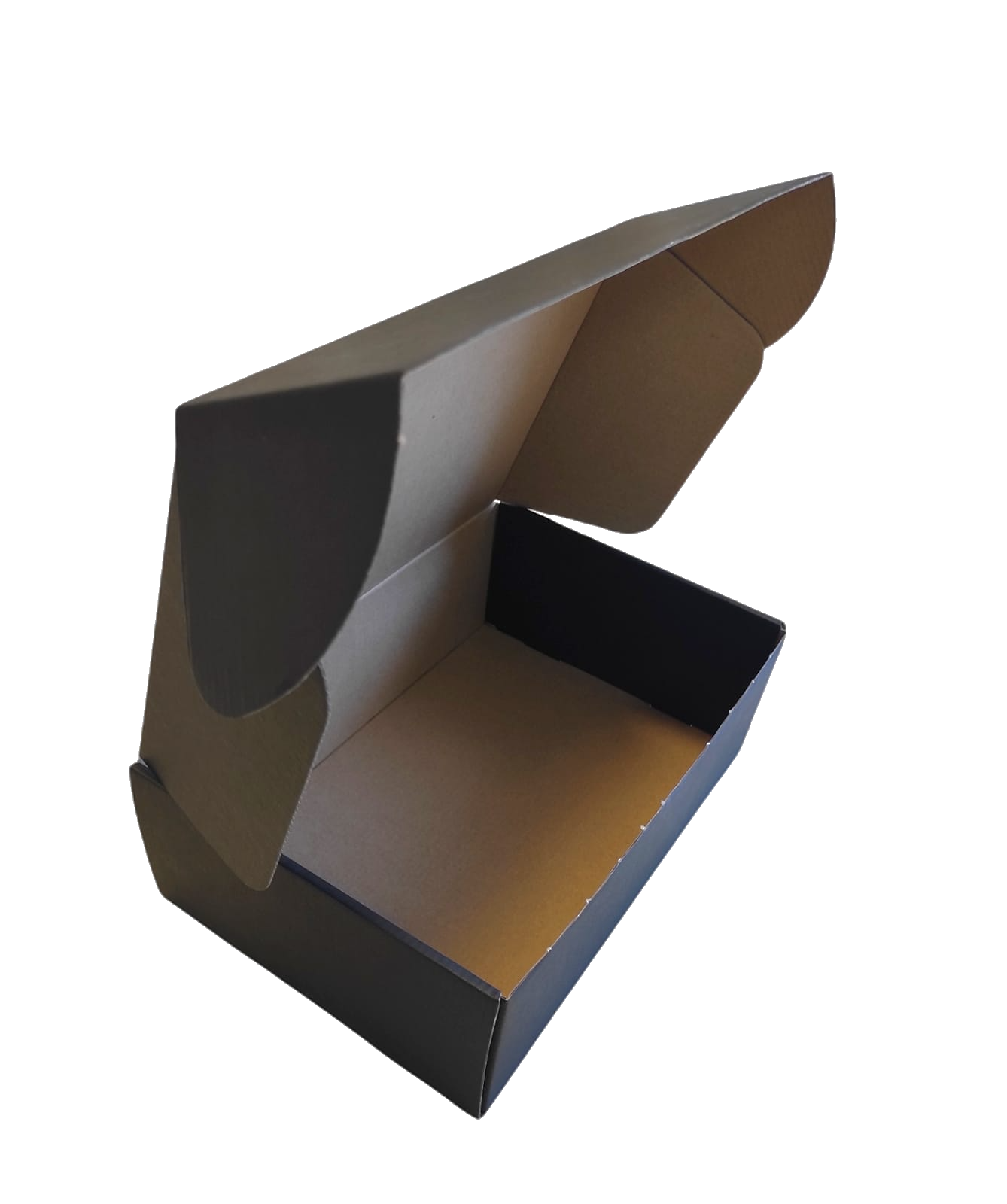 Caja Cartón Multiuso Autoarmable Negra 50 Unidades