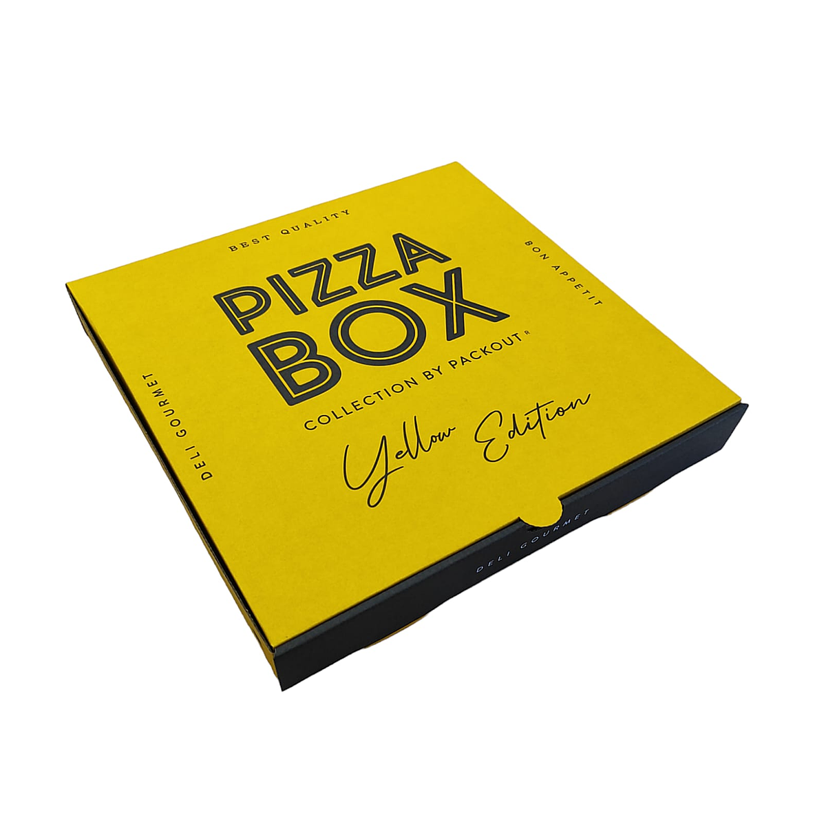 Caja Pizza Box Yellow 50 Unidades