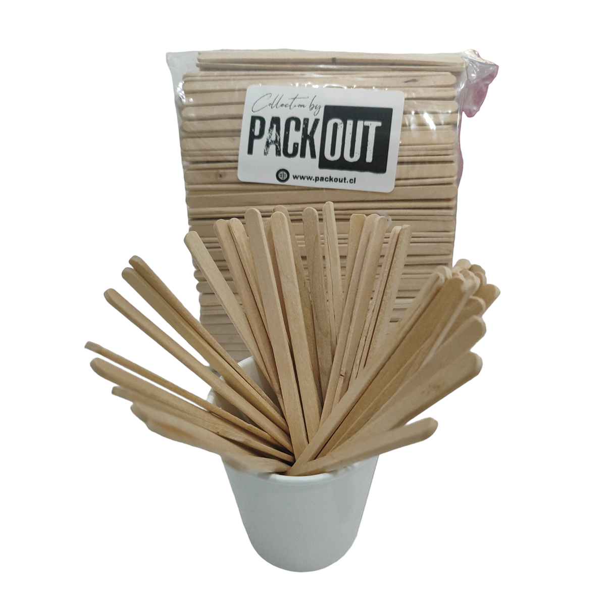 PACK x MAYOR!!! Revolvedor Madera Grueso 14 cms