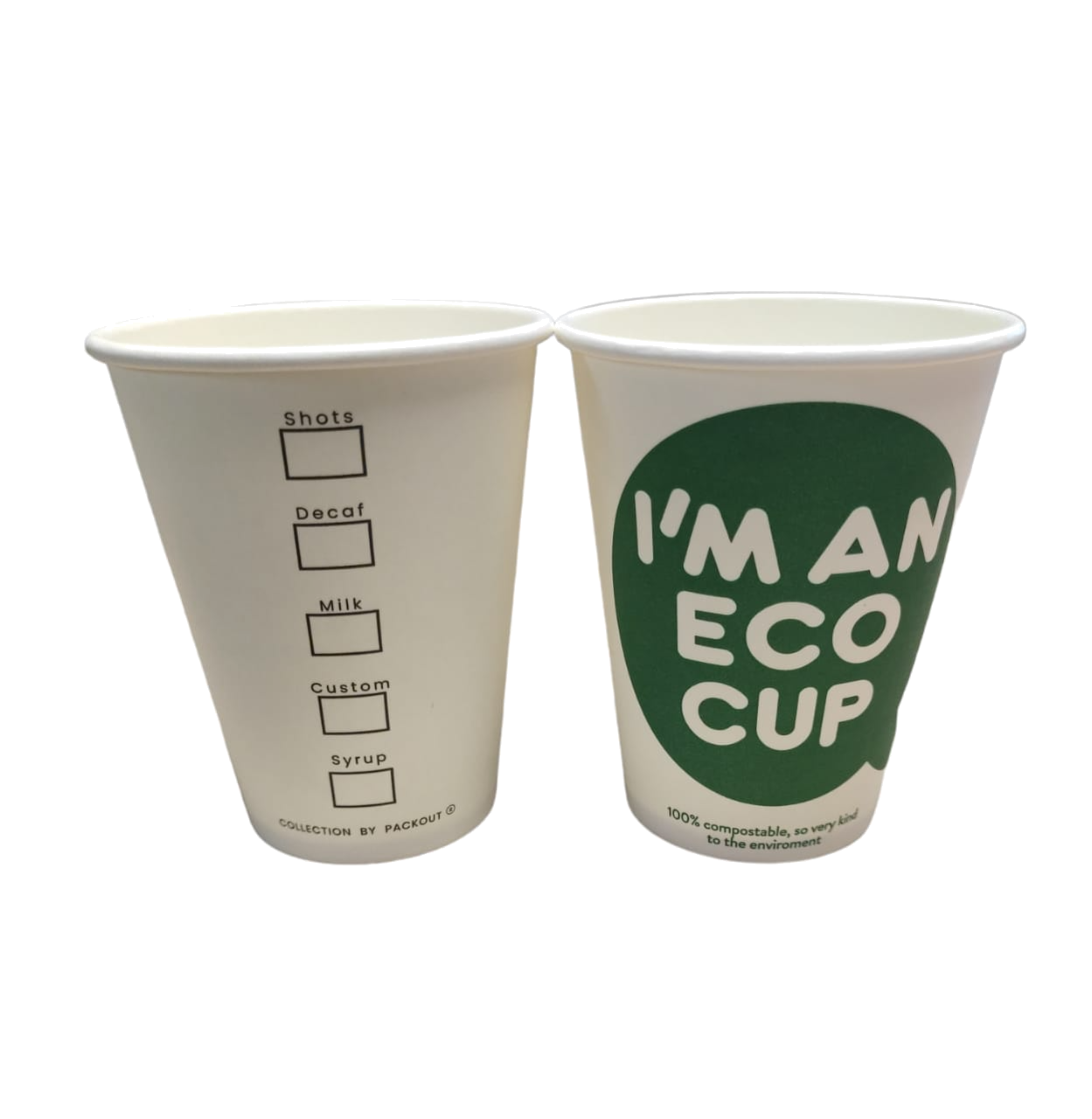 PACK OFERTA X MAYOR!!! Vaso Café Compostable ECO C