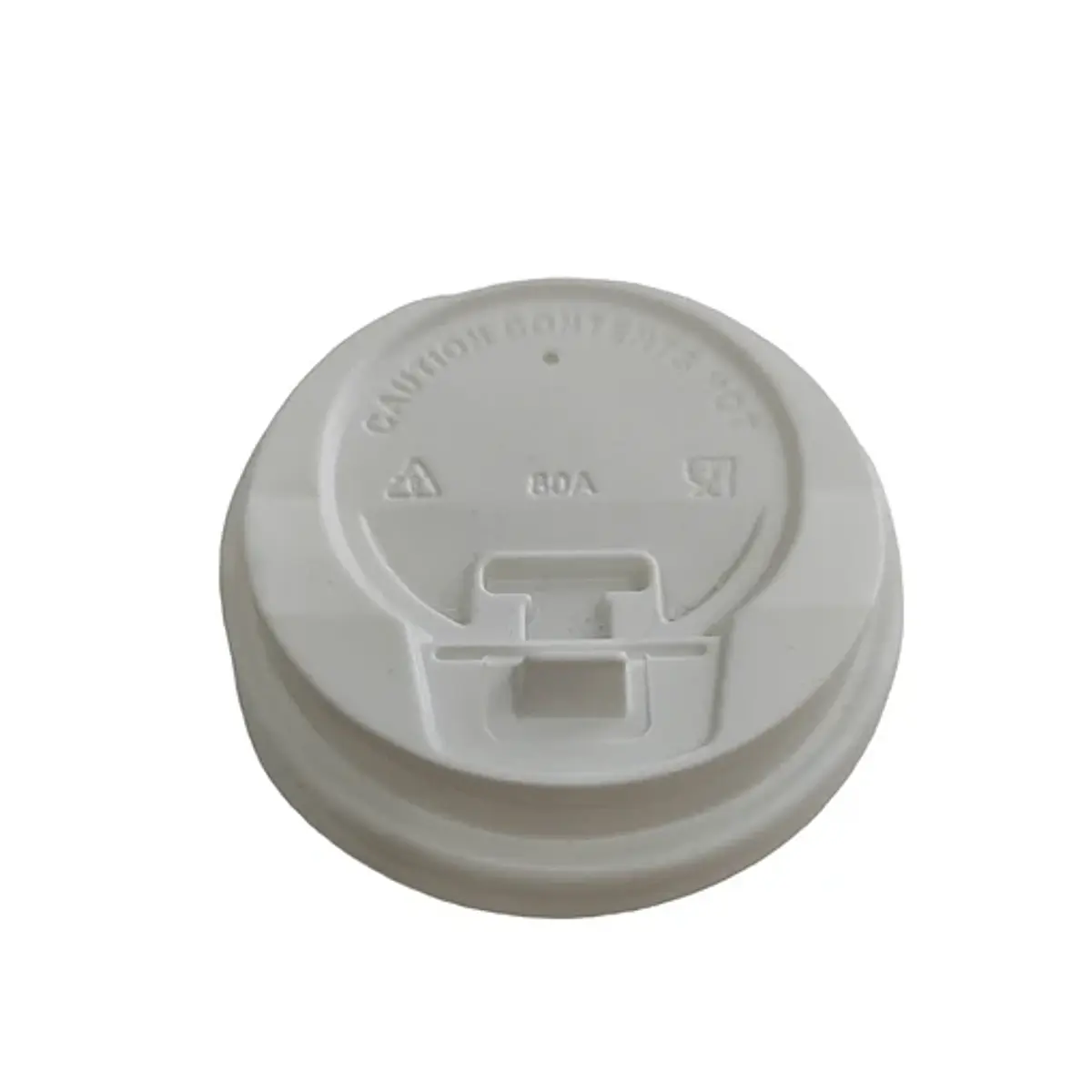 Tapa Blanca Vaso Café 100 unidades