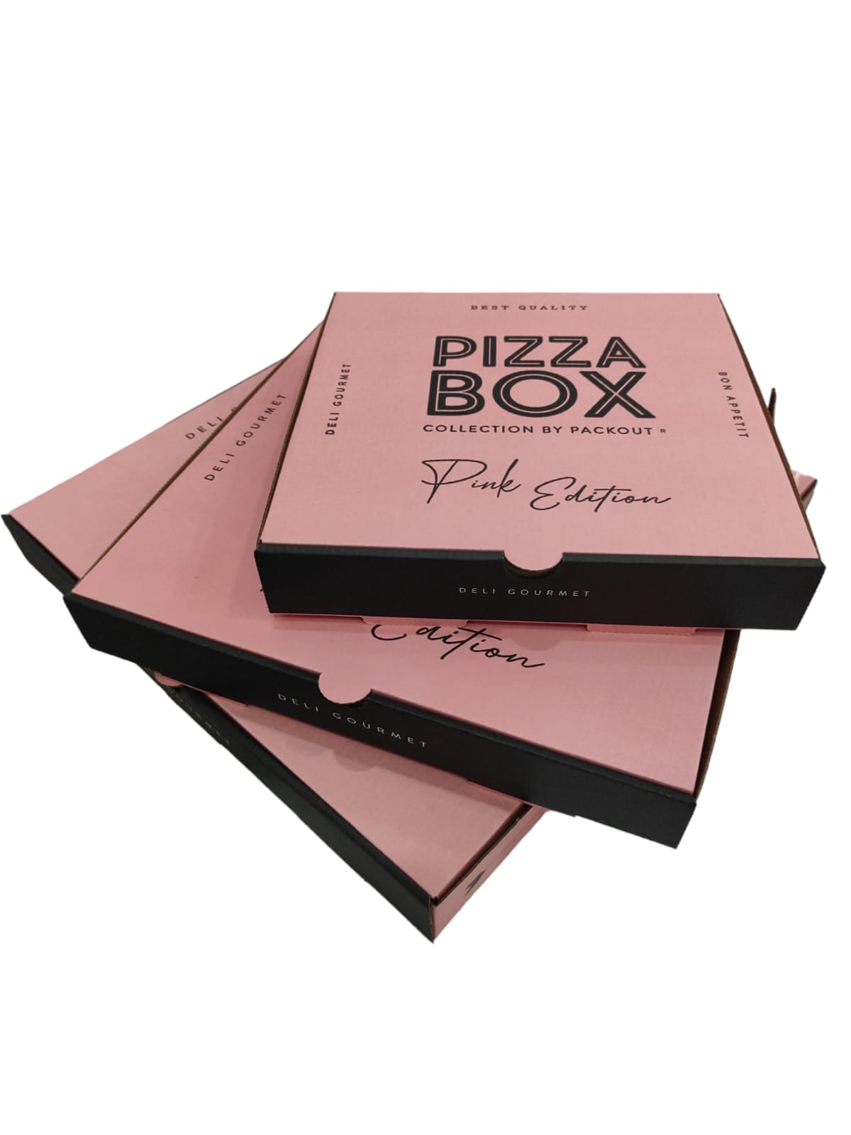 Caja PIZZA BOX Pink PACKOUT 50 Unidades