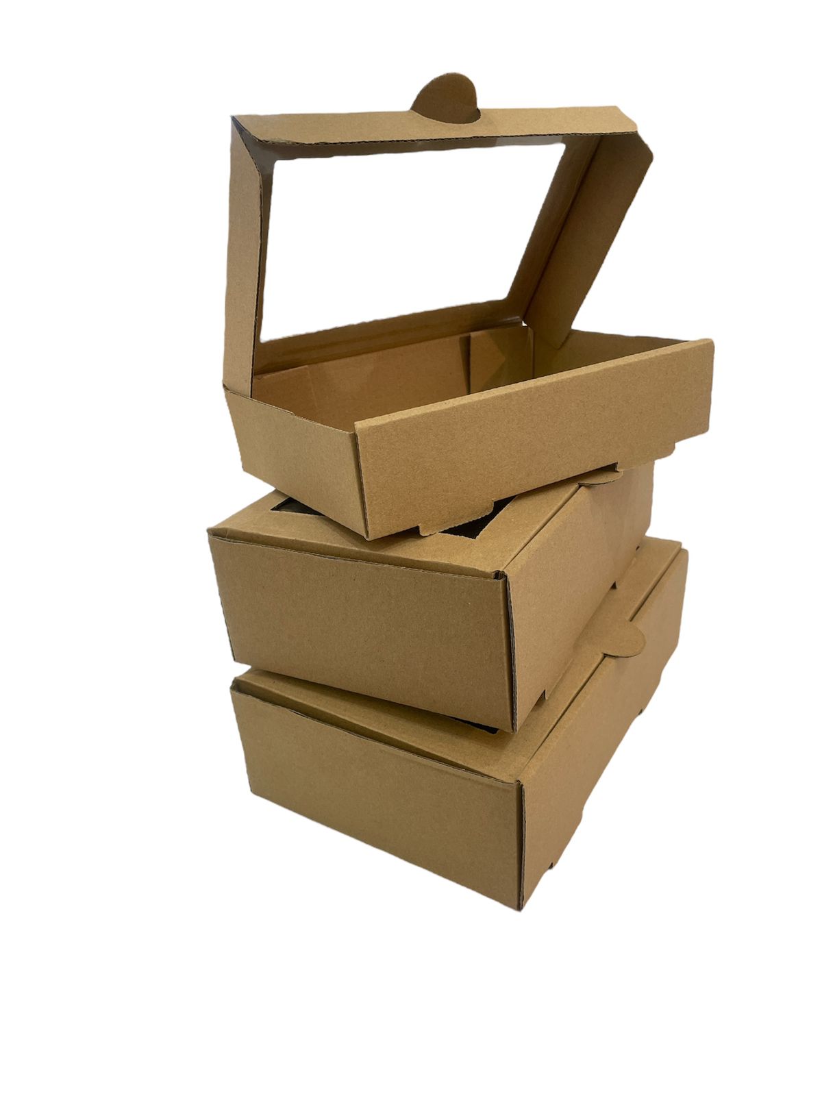 Caja Multiuso Autoarmable con Ventana 50 Unidades