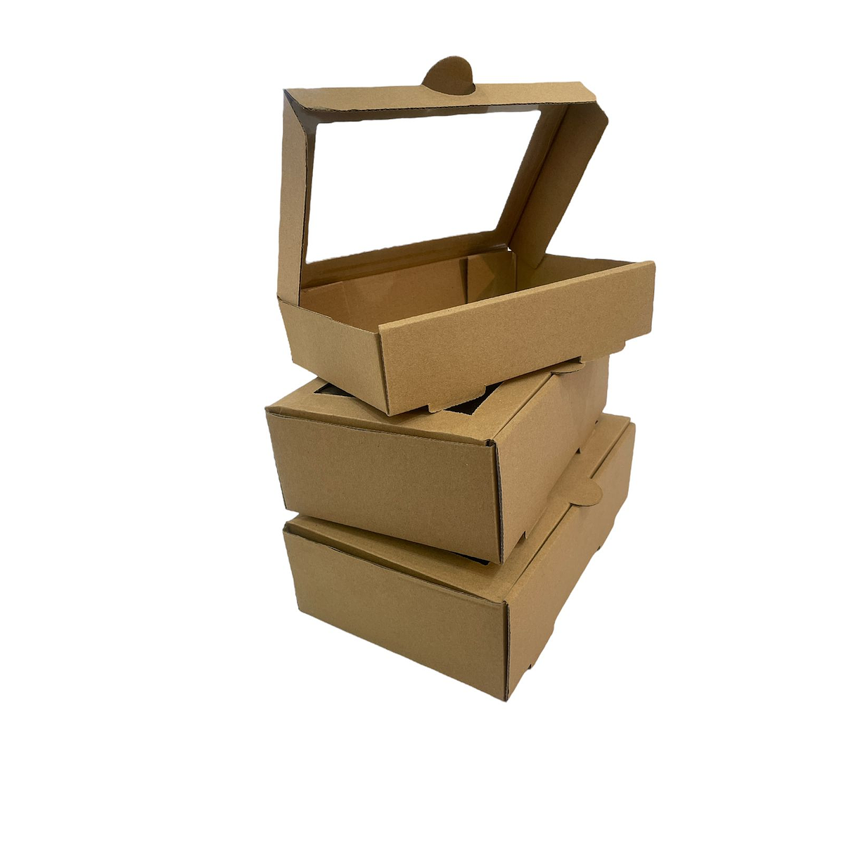 Caja Multiuso Autoarmable con Ventana 50 Unidades