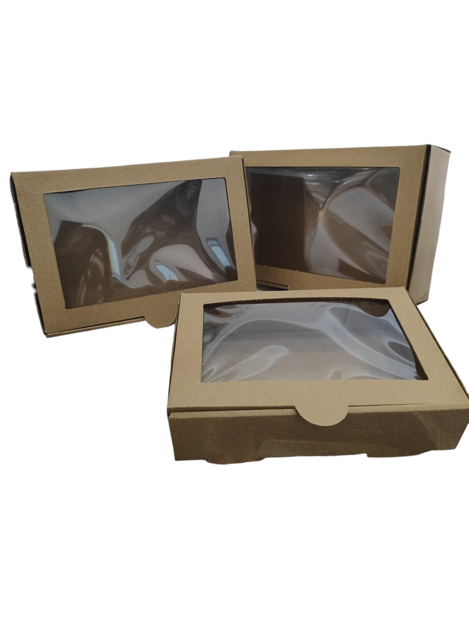 Caja Multiuso Autoarmable con Ventana 50 Unidades