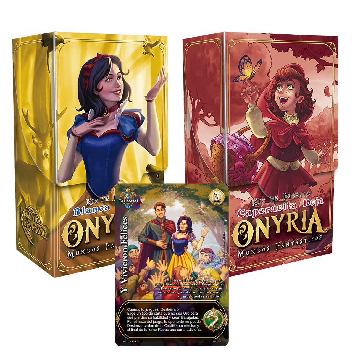 2 Kit de Batalla Caperucita Roja y Blanca Nieves - Onyri