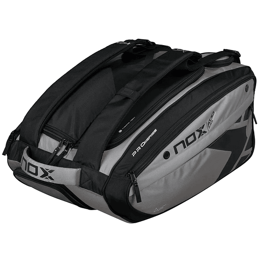 Bolso Paletero de pádel Nox AT10 Competition XL Compact Gris