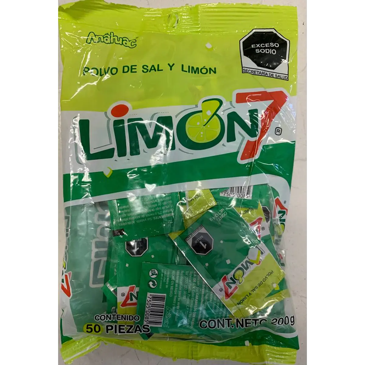 Limón7 Salimon bolsa c/ 50 pzas | Paloga
