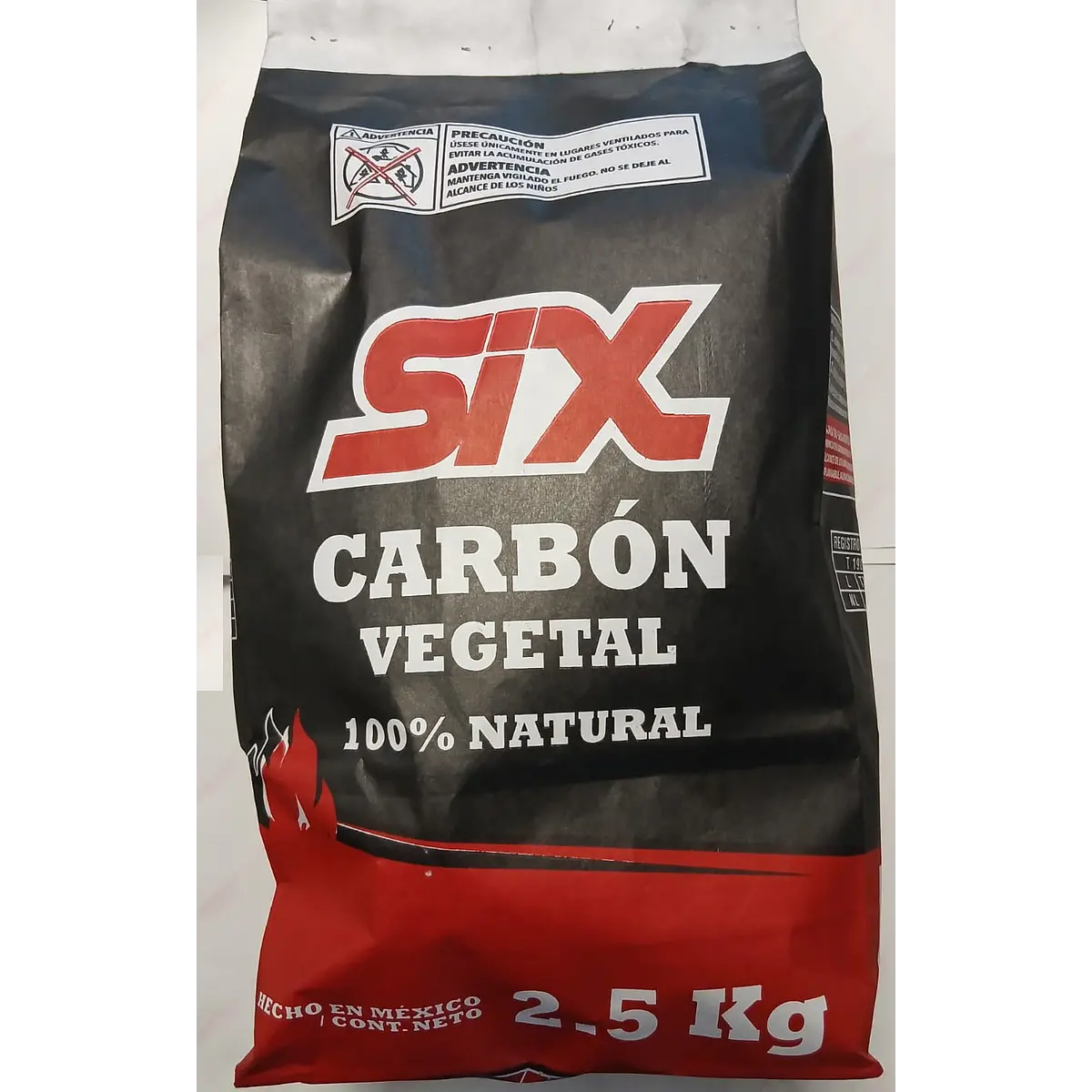Carbón Six 2.5 Kg | Paloga
