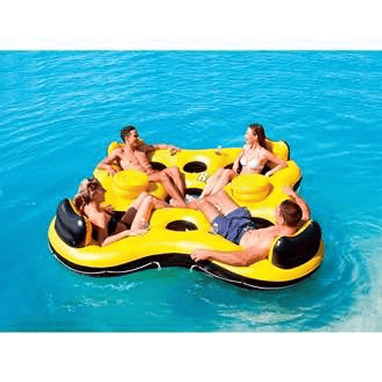 Isla Flotante Inflable para 4 Personas
