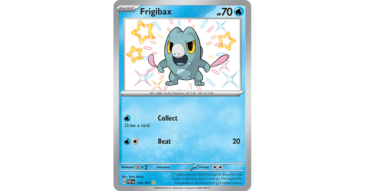 Frigibax Shiny 128/091 - Singles Pokemon TCG