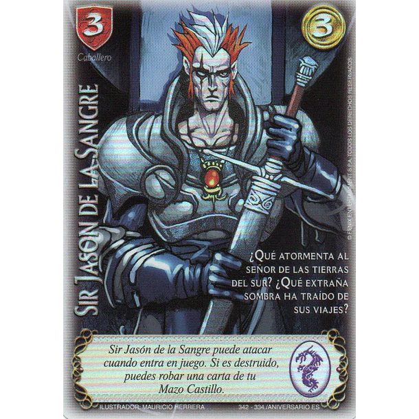 SIR JASON DE LA SANGRE - SINGLES MITOS Y LEYENDAS