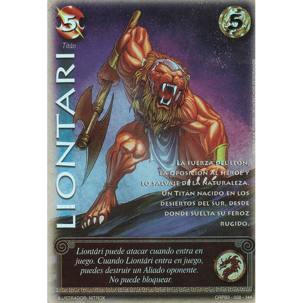 LIONTARI - SINGLES MITOS Y LEYENDAS