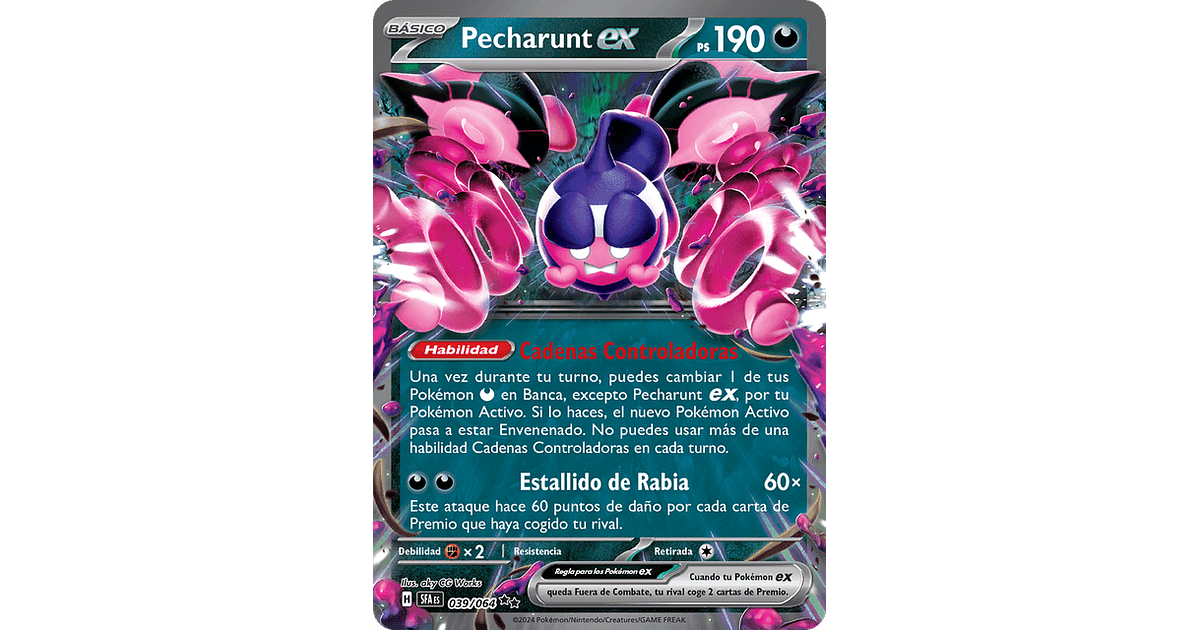 Pecharunt Ex 039/064 - Singles Pokemon TCG