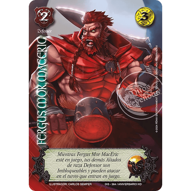 FERGUS MOR MACERIC FULL ART - SINGLES MITOS Y LEYENDAS