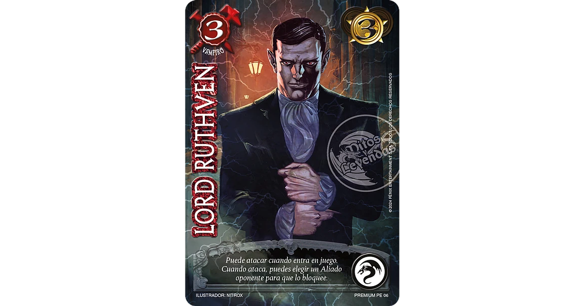 LORD RUTHVEN FULL ART - SINGLES MITOS Y LEYENDAS