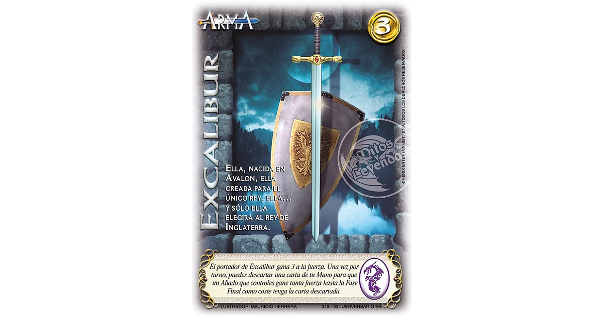 EXCALIBUR (AESX - LANCELOT GRIAL - REWORK) - SINGLES MITOS Y