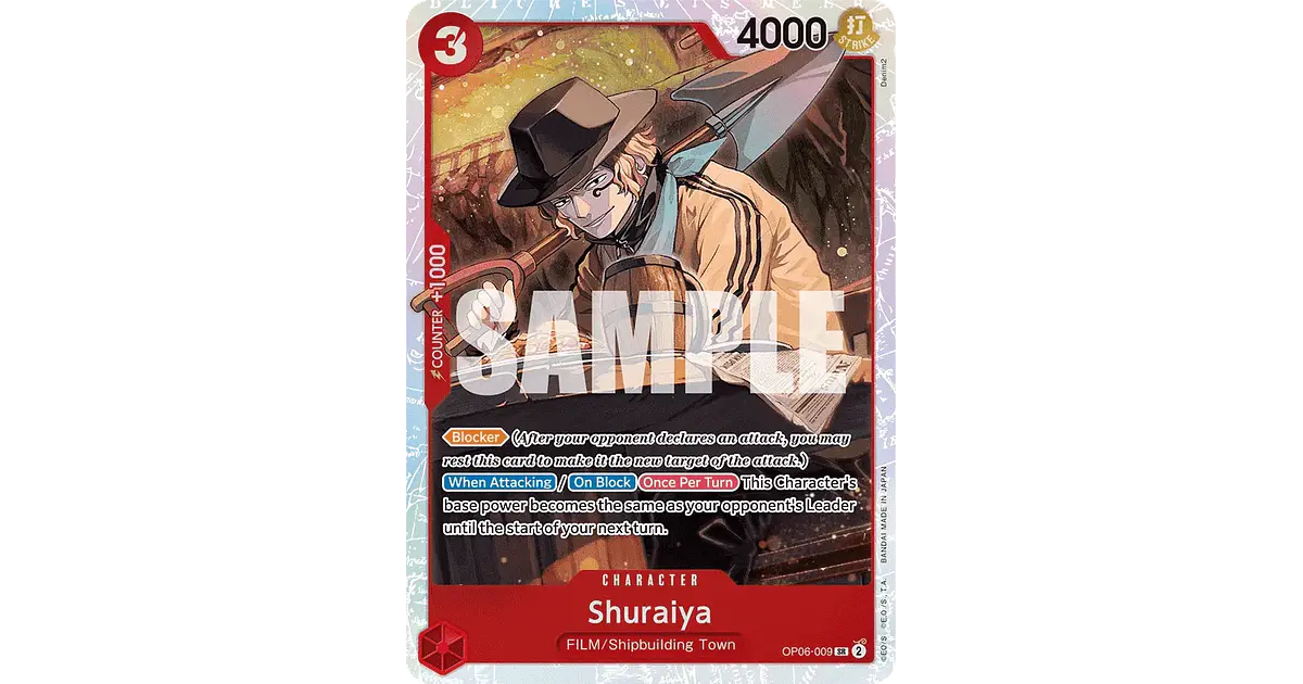 SHURAIYA OP06-009 - SINGLES ONE PIECE