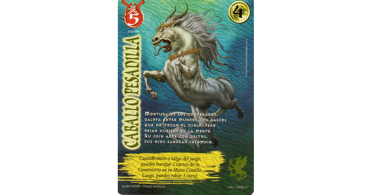 CABALLO PESADILLA (LPE4 - REAL)