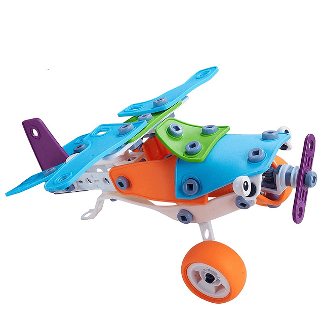 Set De Vehículos Armables 5 En 1 - Flexible - Alta Calidad