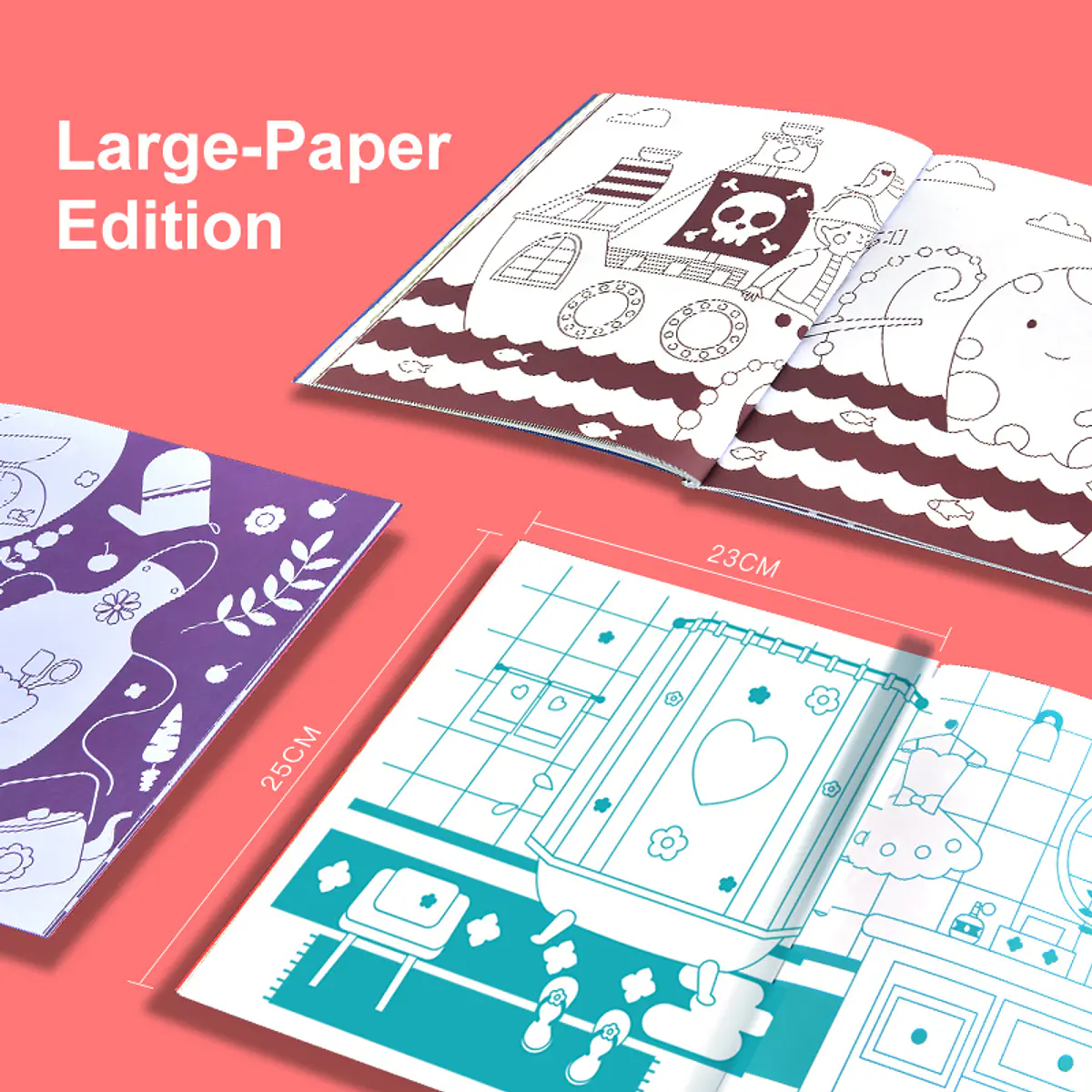 Libros para colorear con 80 dibujos