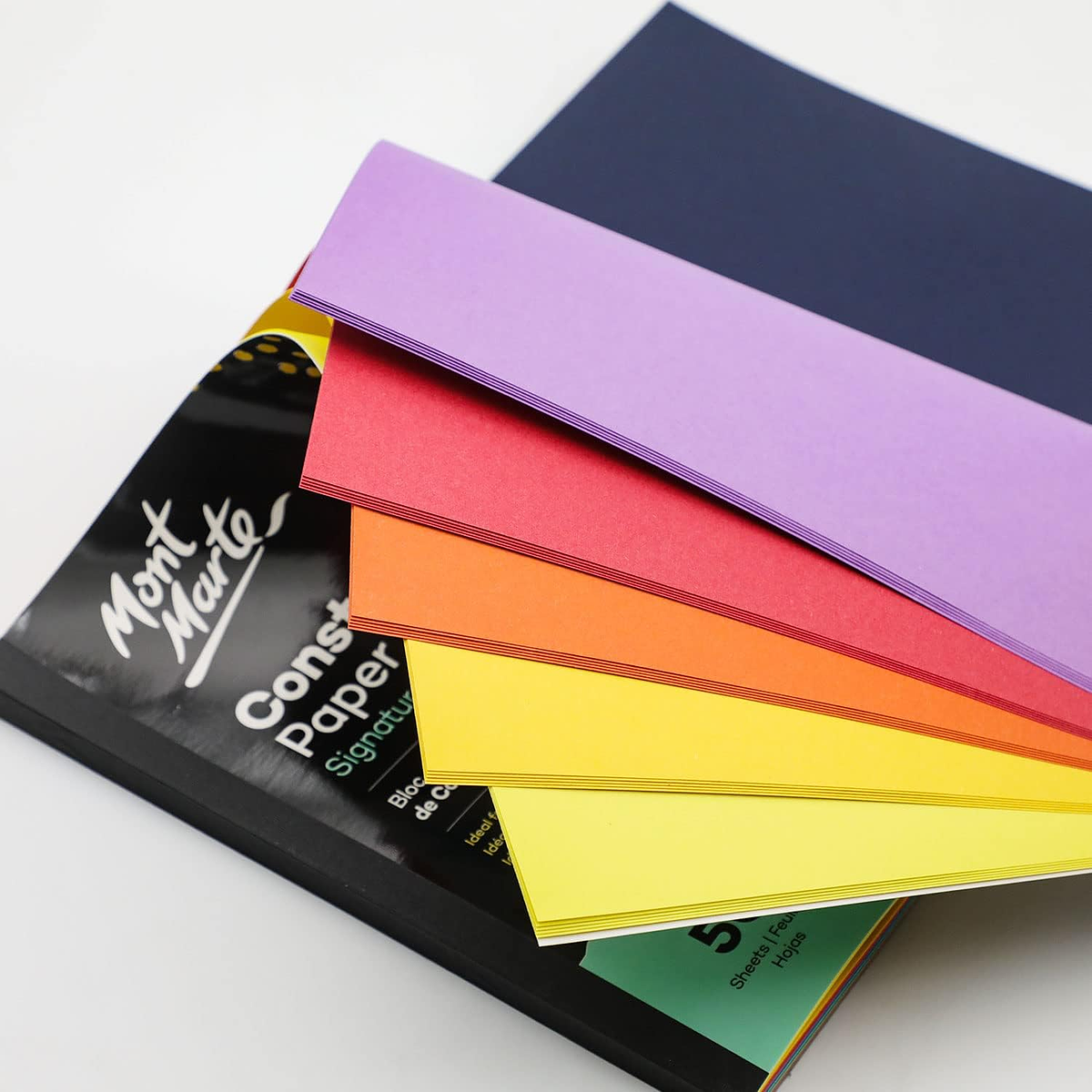 Papel lustre A5 por ambas caras 50 hojas 90 gsm Mont Marte