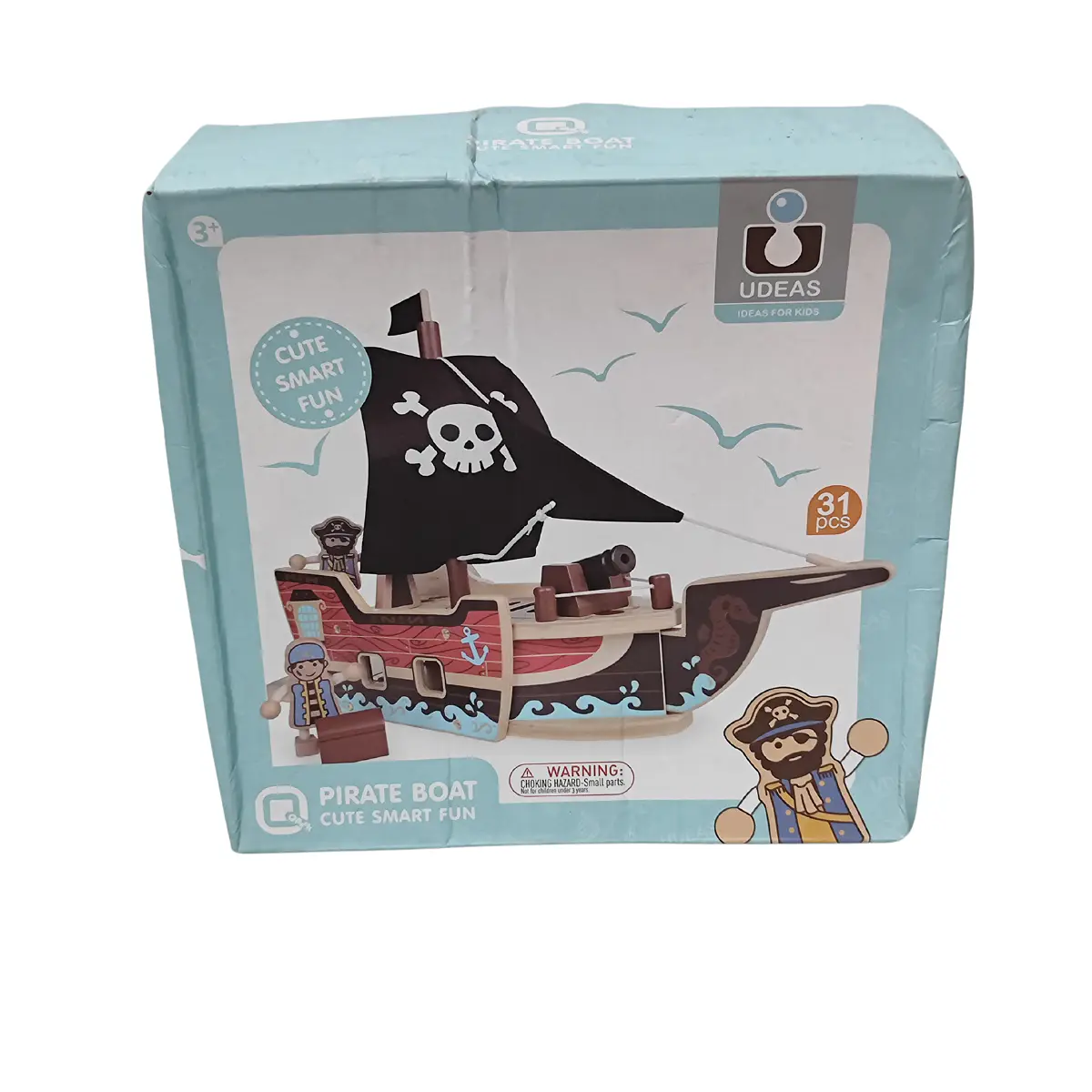 Barco Pirata Armable de madera (OpenBox)