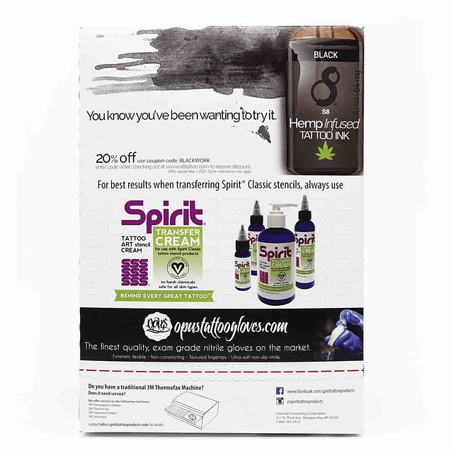 SPIRIT STENCIL PAPER | Arte Tattoo Supply