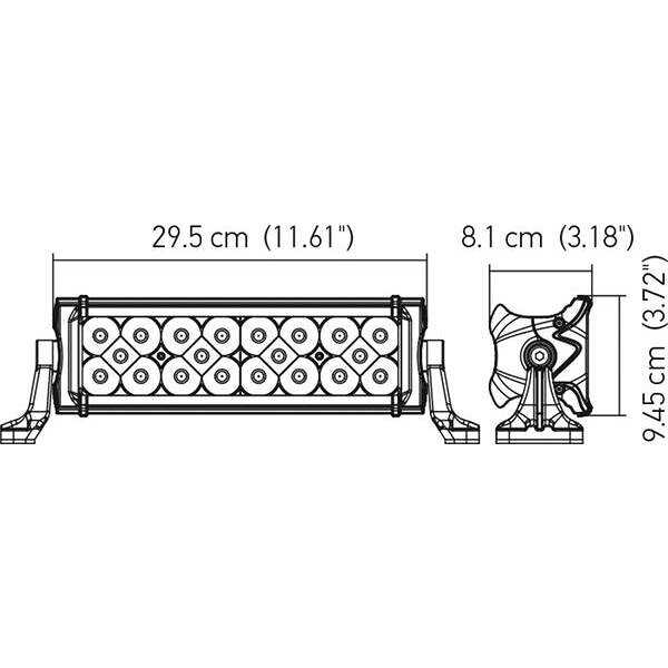 Barra LED Hella ValueFit Pro Series Light Bar 20 LED / 11...