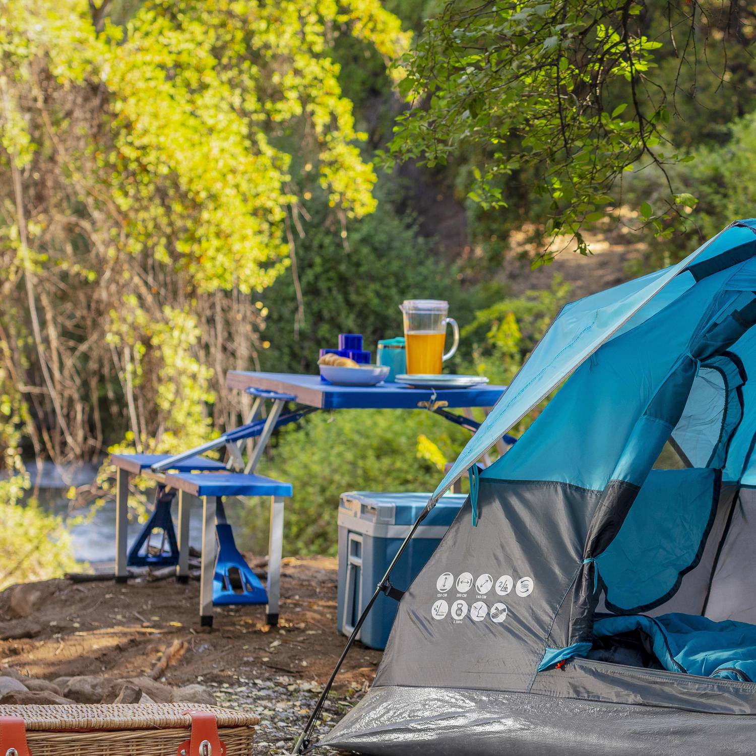 Mesa plegable para Camping