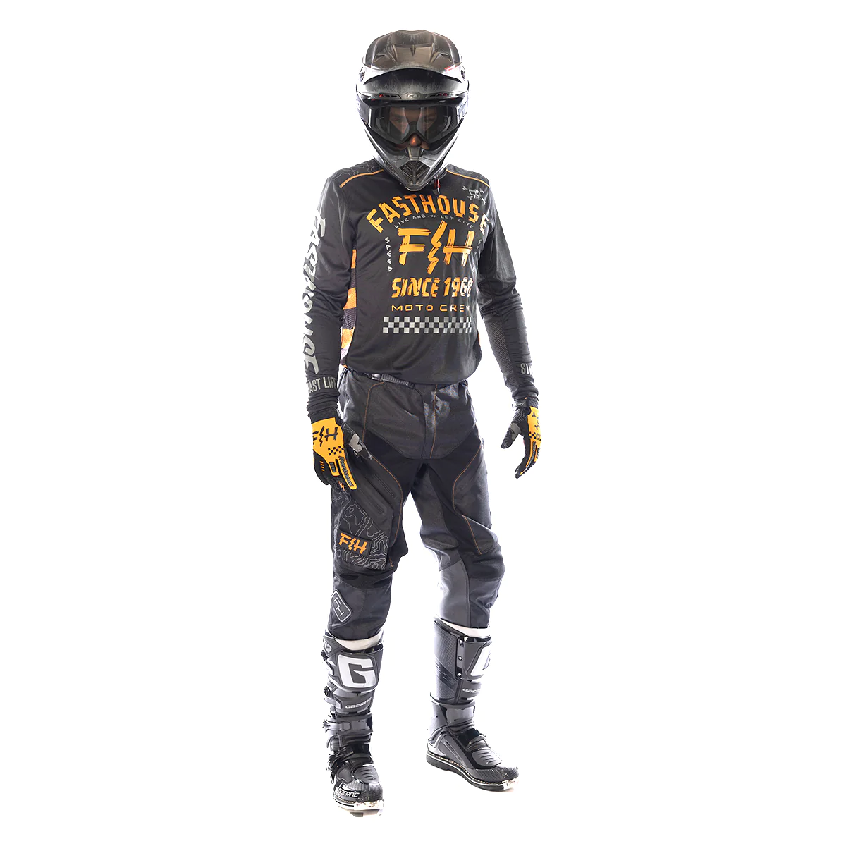 FASTHOUSE Off-Road Jersey - Black/Yellow