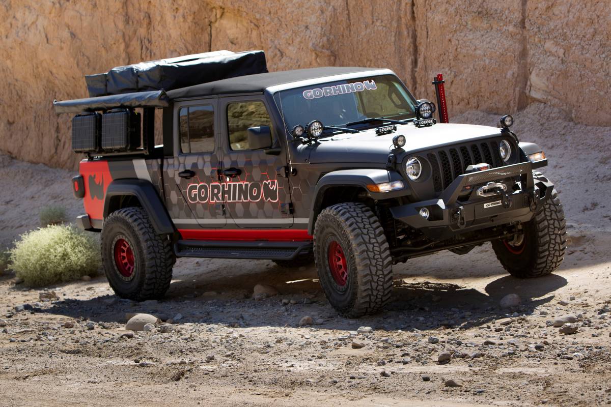 Rack de techo Jeep Gladiator 2019+ GO RHINO XRS
