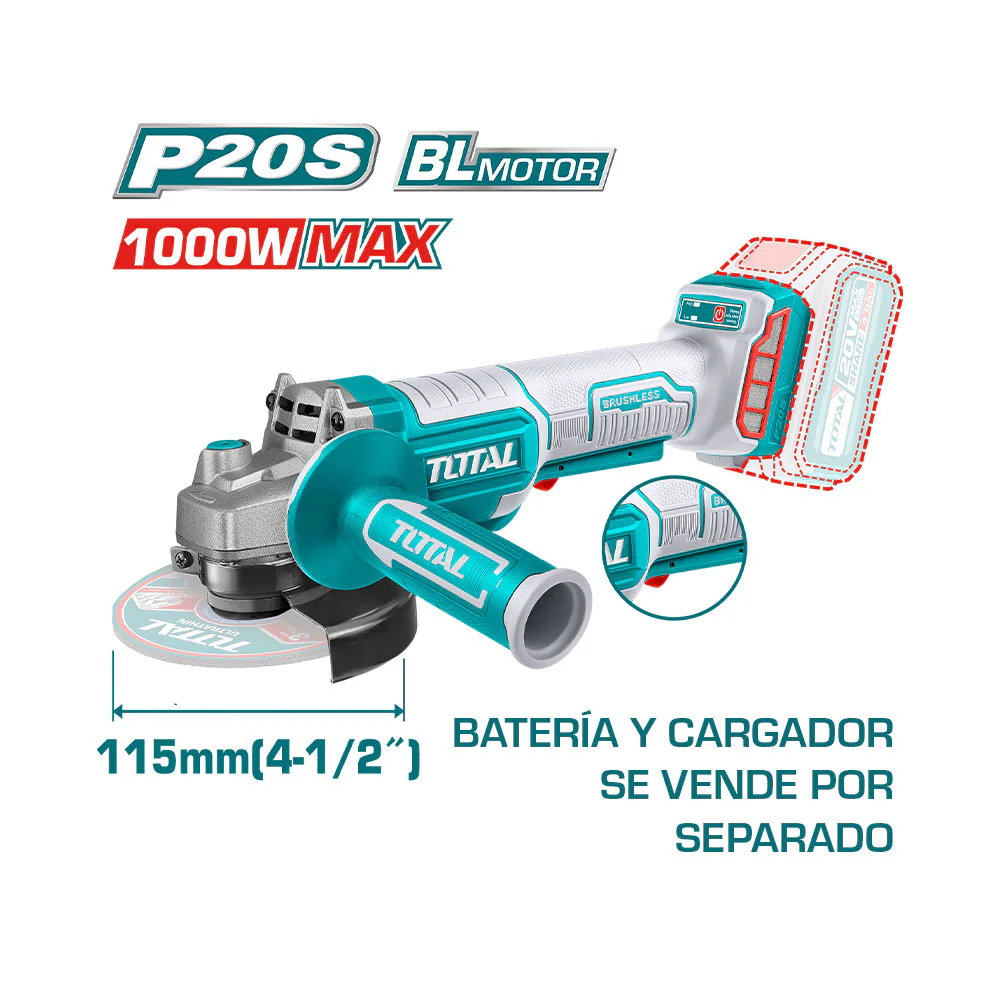 Esmeril Angular INALAMBRICO 1000W