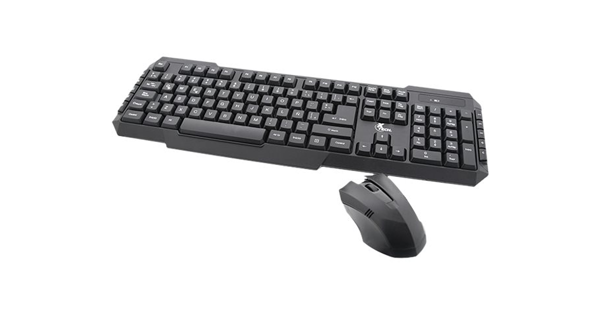 Xtech kit teclado mouse inalambrico negro xtk-309S