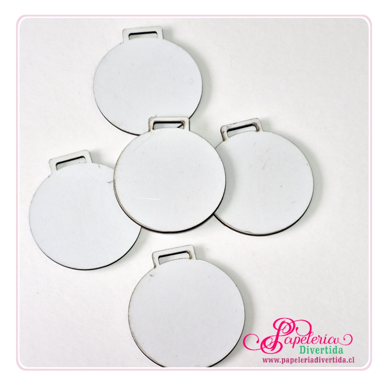 Medallas de MDF Glossy Cristal sublimable de 3mm de espesor
