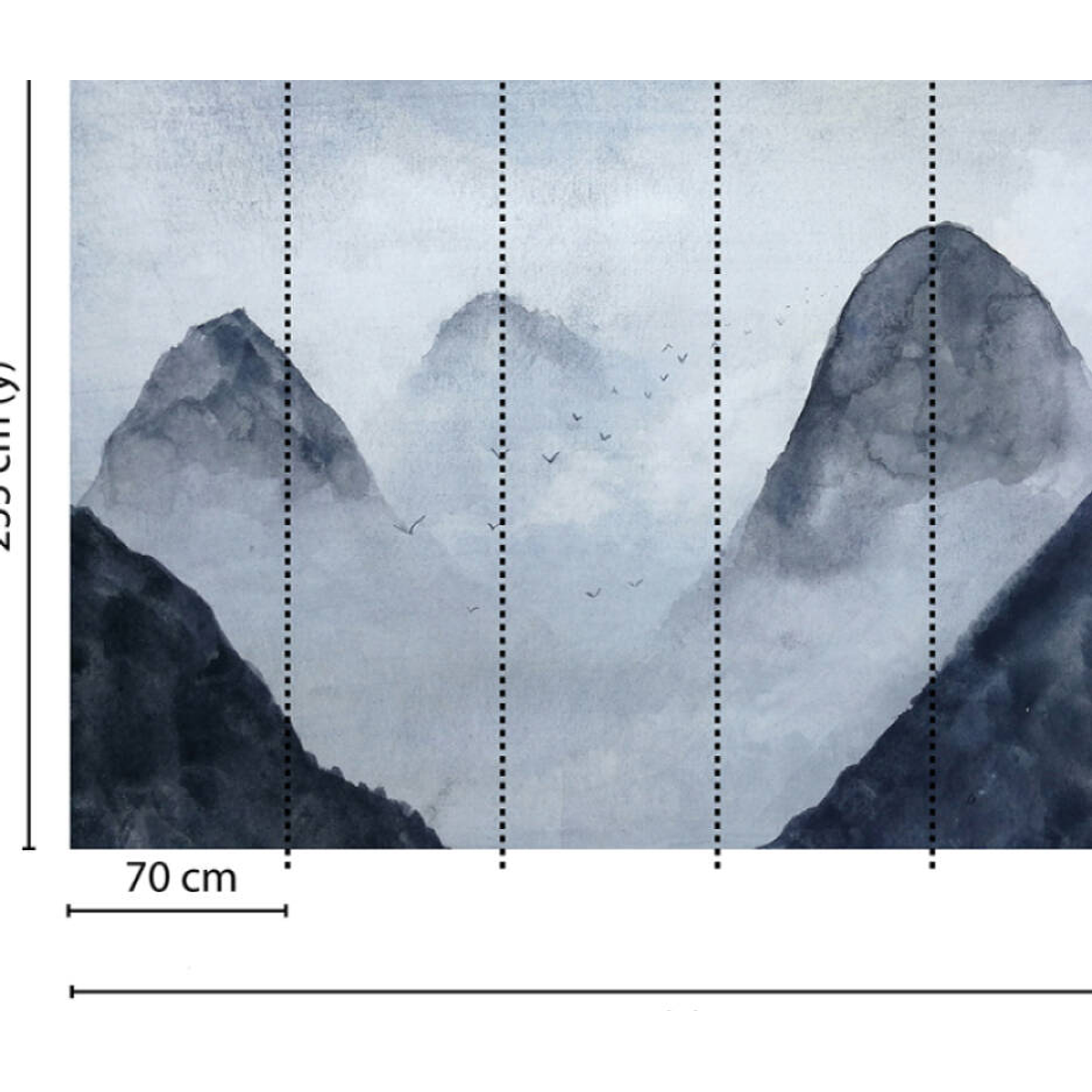 MISTY ROCKS 1 | PAPELMURAL.COM