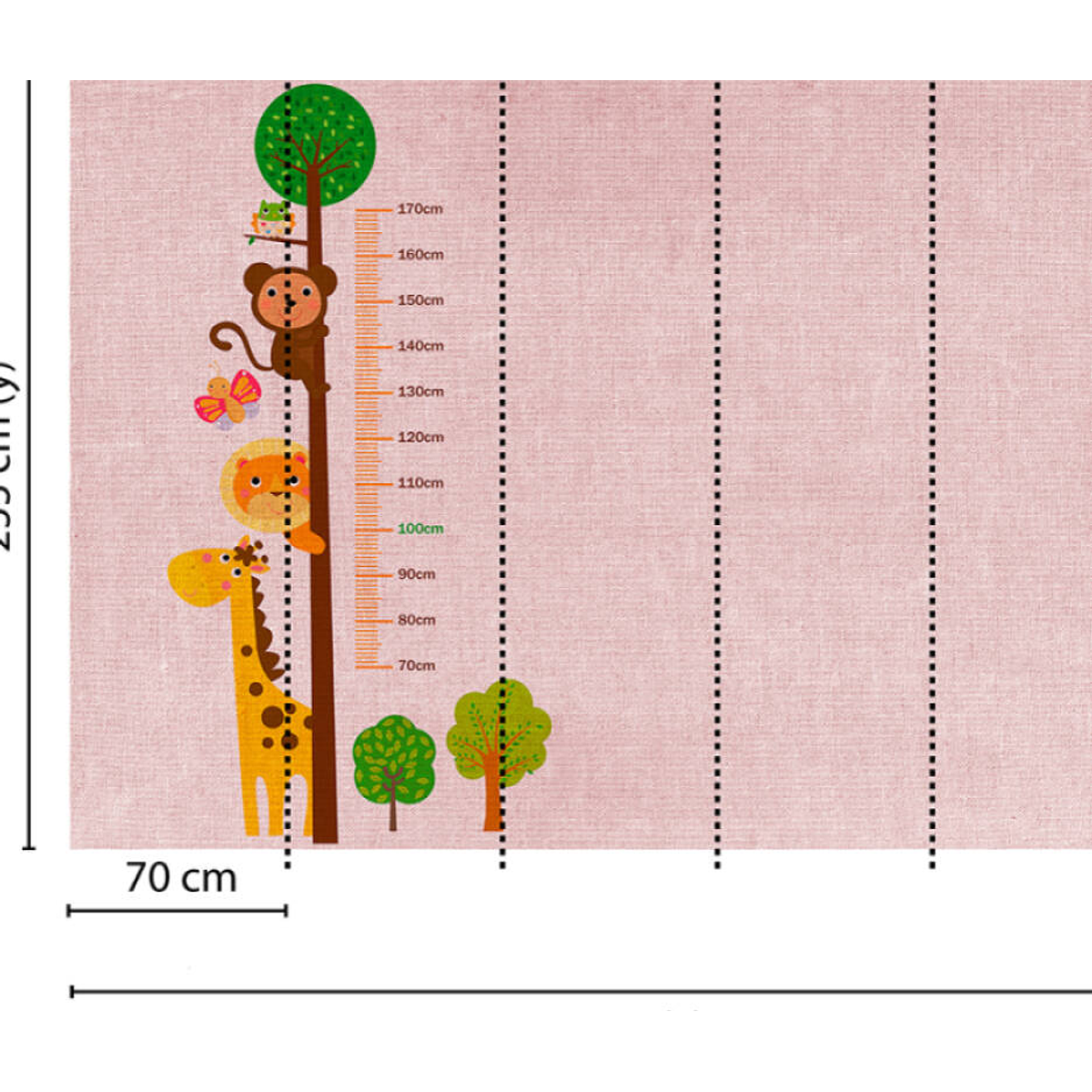 KIDS GROW STICK 2 | PAPELMURAL.COM