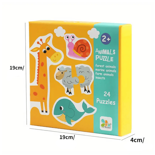 Puzzle Animales 24 Piezas.