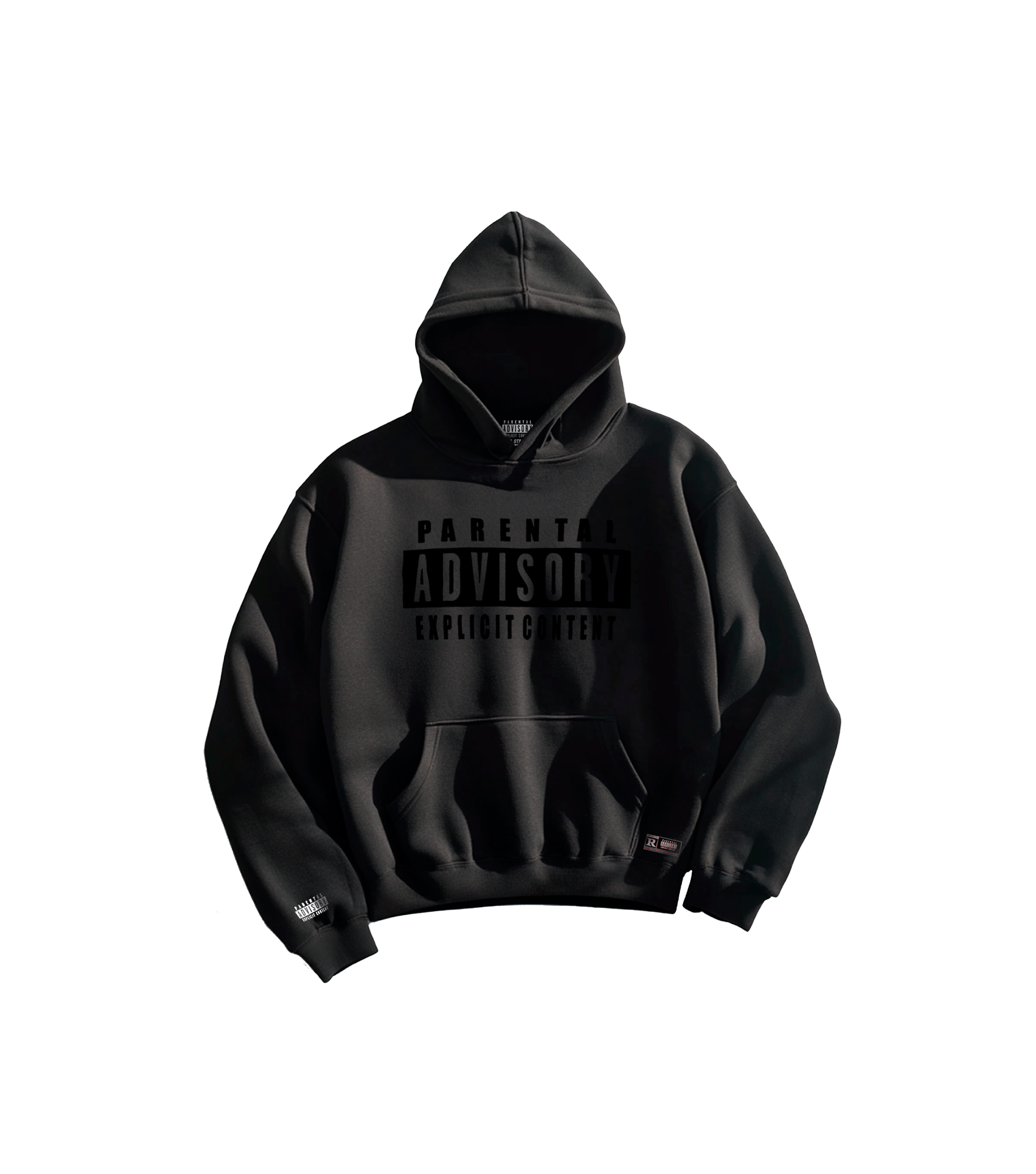 Polerón Canguro Boxy Fit Parental Advisory® RAP L.A.