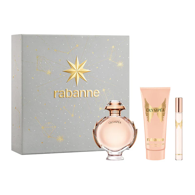 EStuche Olympéa de Paco Rabanne EDP 80ml+Mini+Crema Mujer