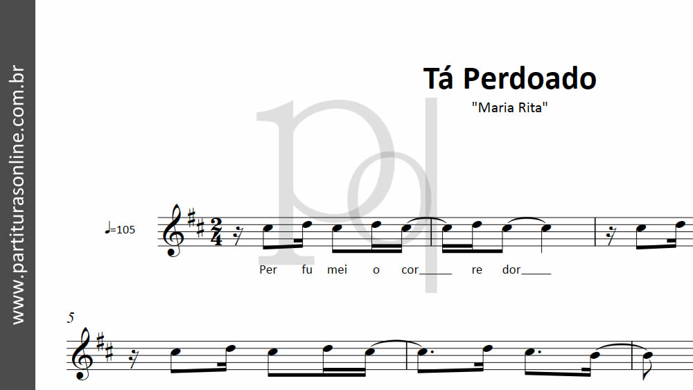 Tá Perdoado | Maria Rita