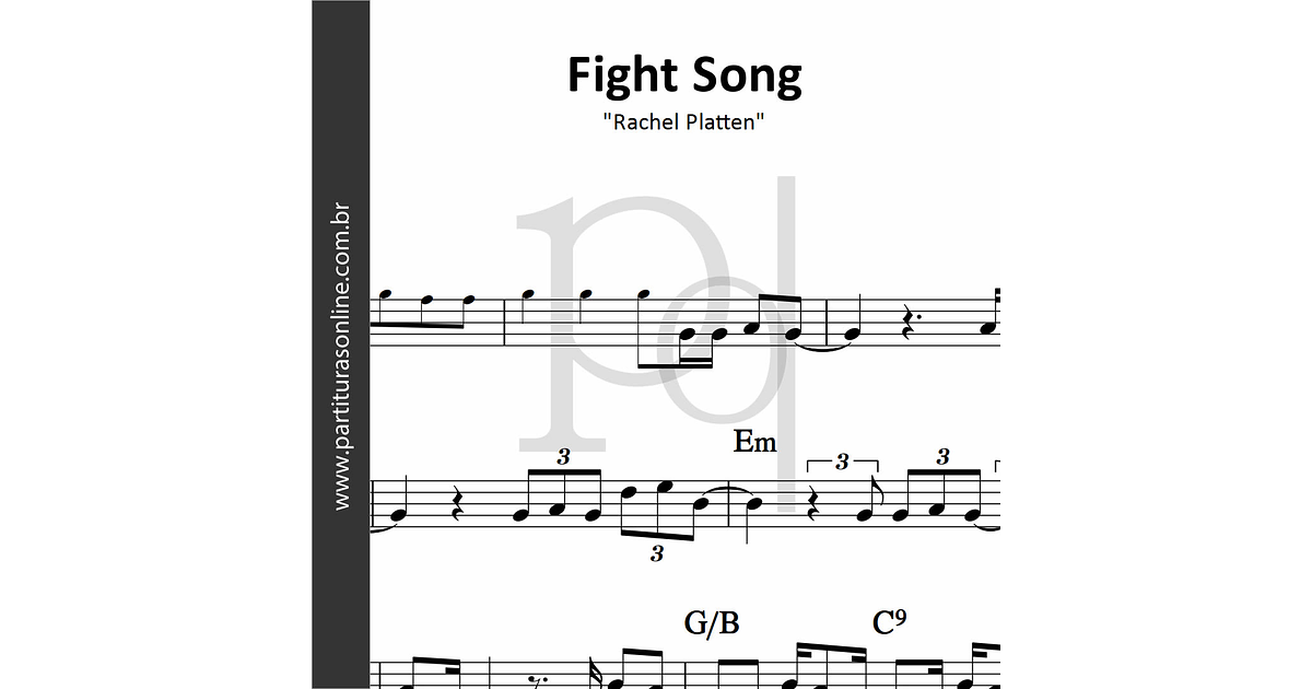 Fight Song | Rachel Platten