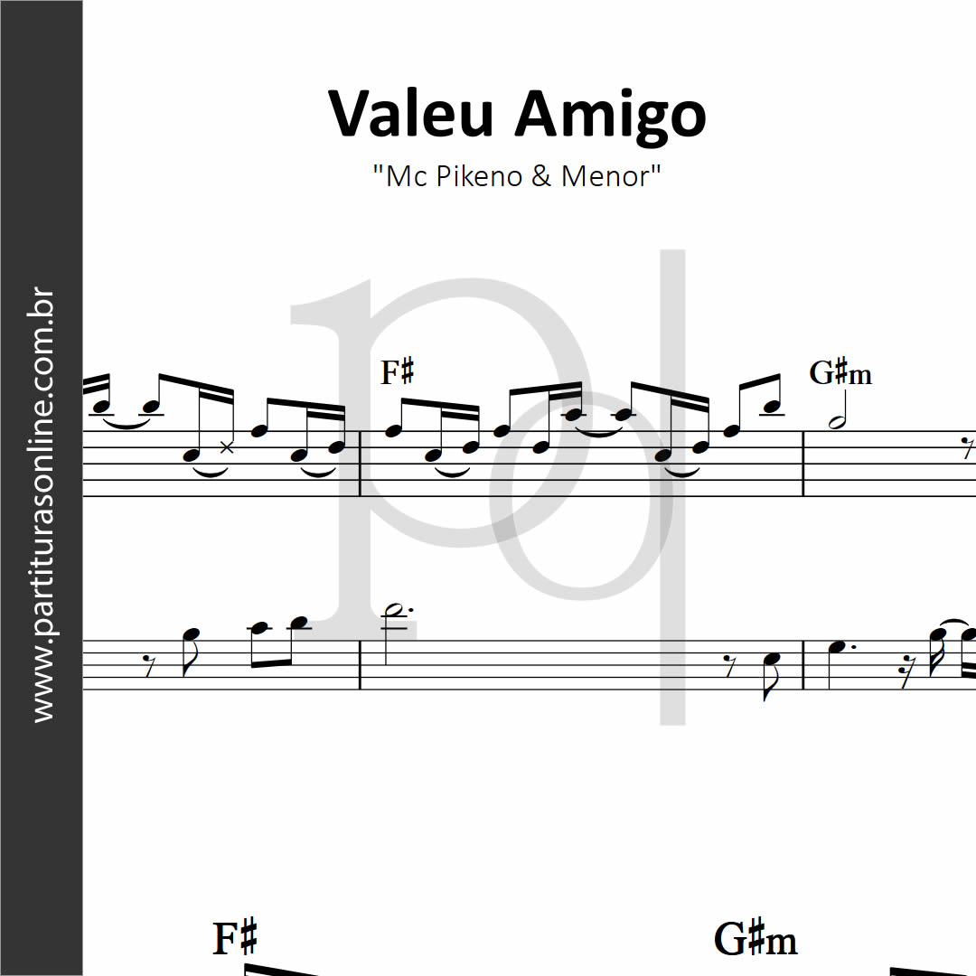 Valeu Amigo | Mc Pikeno & Menor