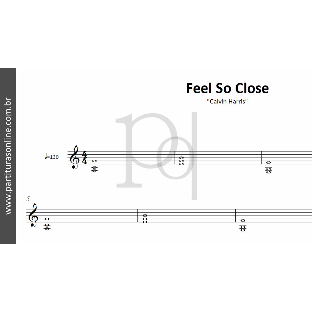 Feel So Close | Calvin Harris