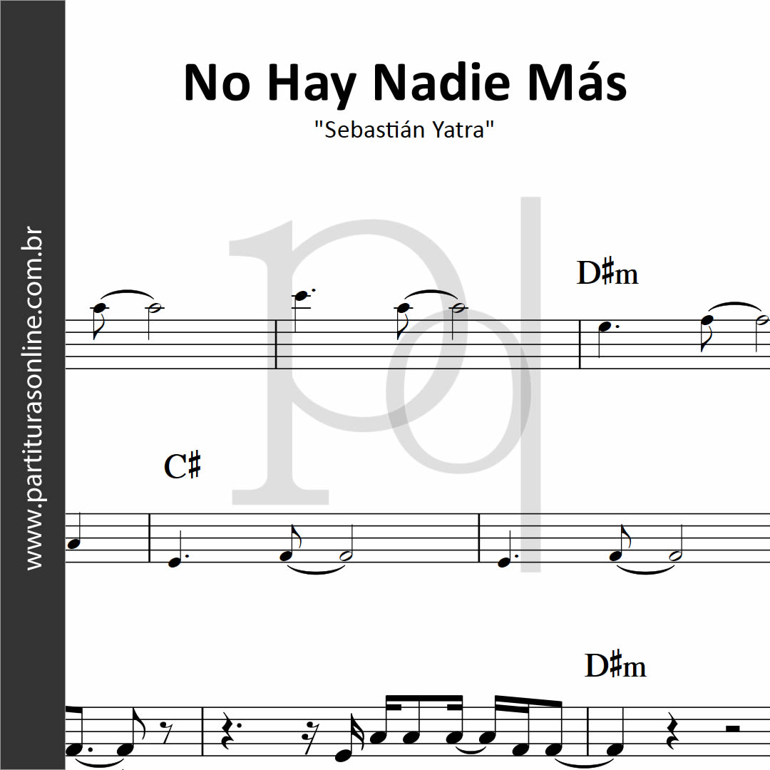 No Hay Nadie Más | Sebastián Yatra