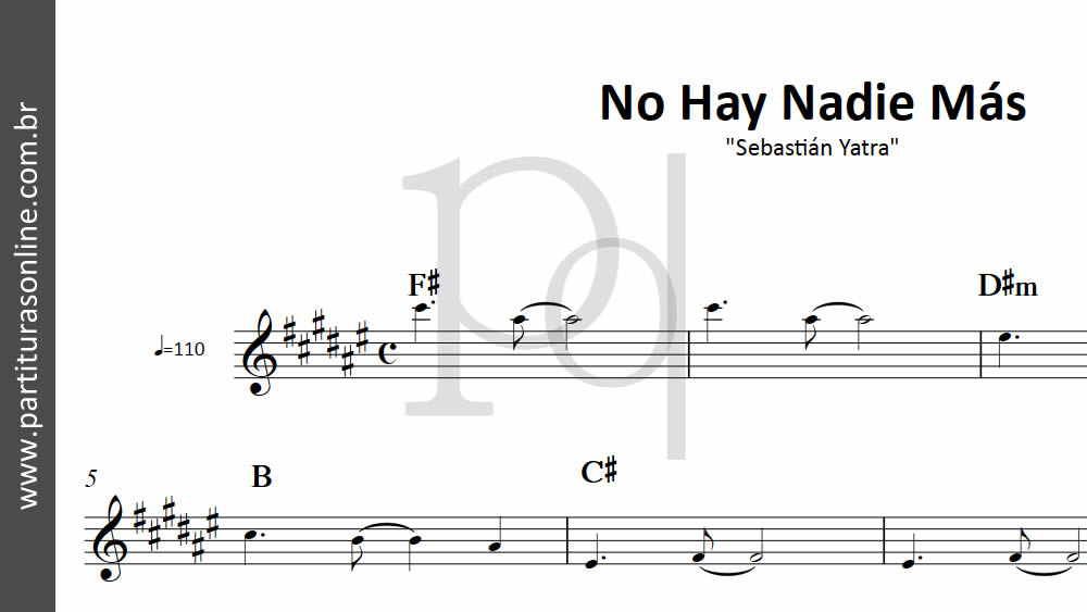 No Hay Nadie Más | Sebastián Yatra